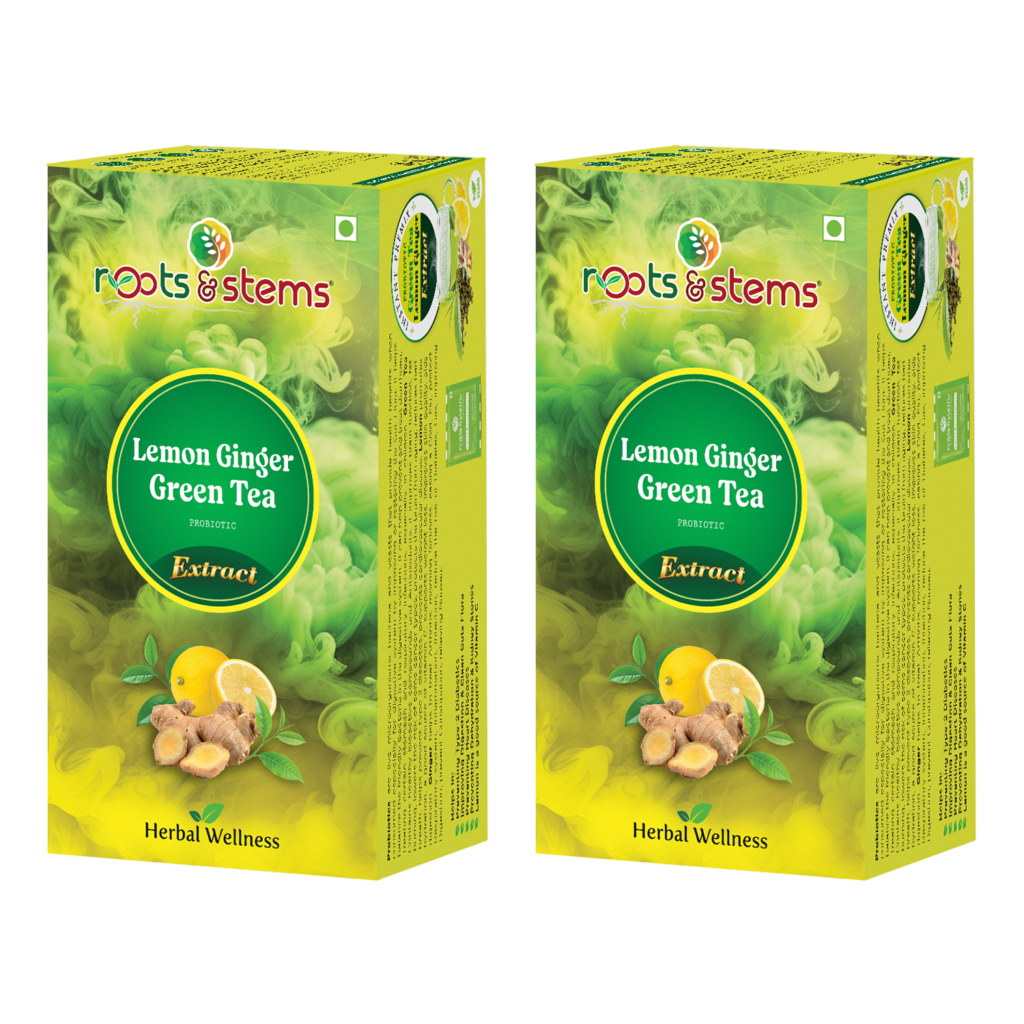 Green Tea Lemon Ginger Extract Premix - roots & stems