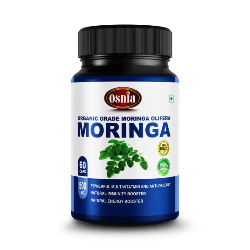 Osnia Moringa Extract 500 Mg Veg Supplement - roots & stems